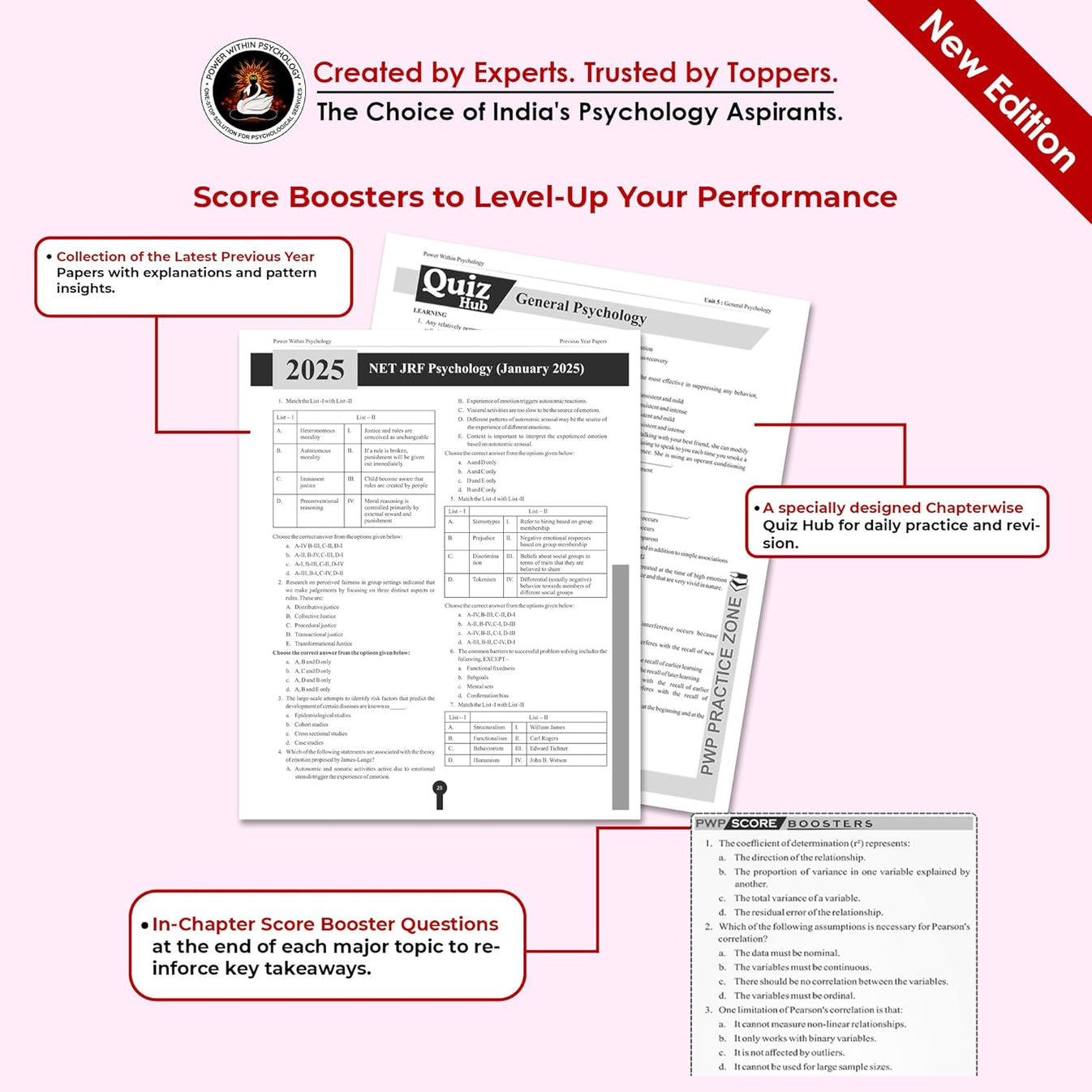 PWP NTA UGC NET JRF Psychology Paper 2 Book - SET - UPHESC - New and U ...
